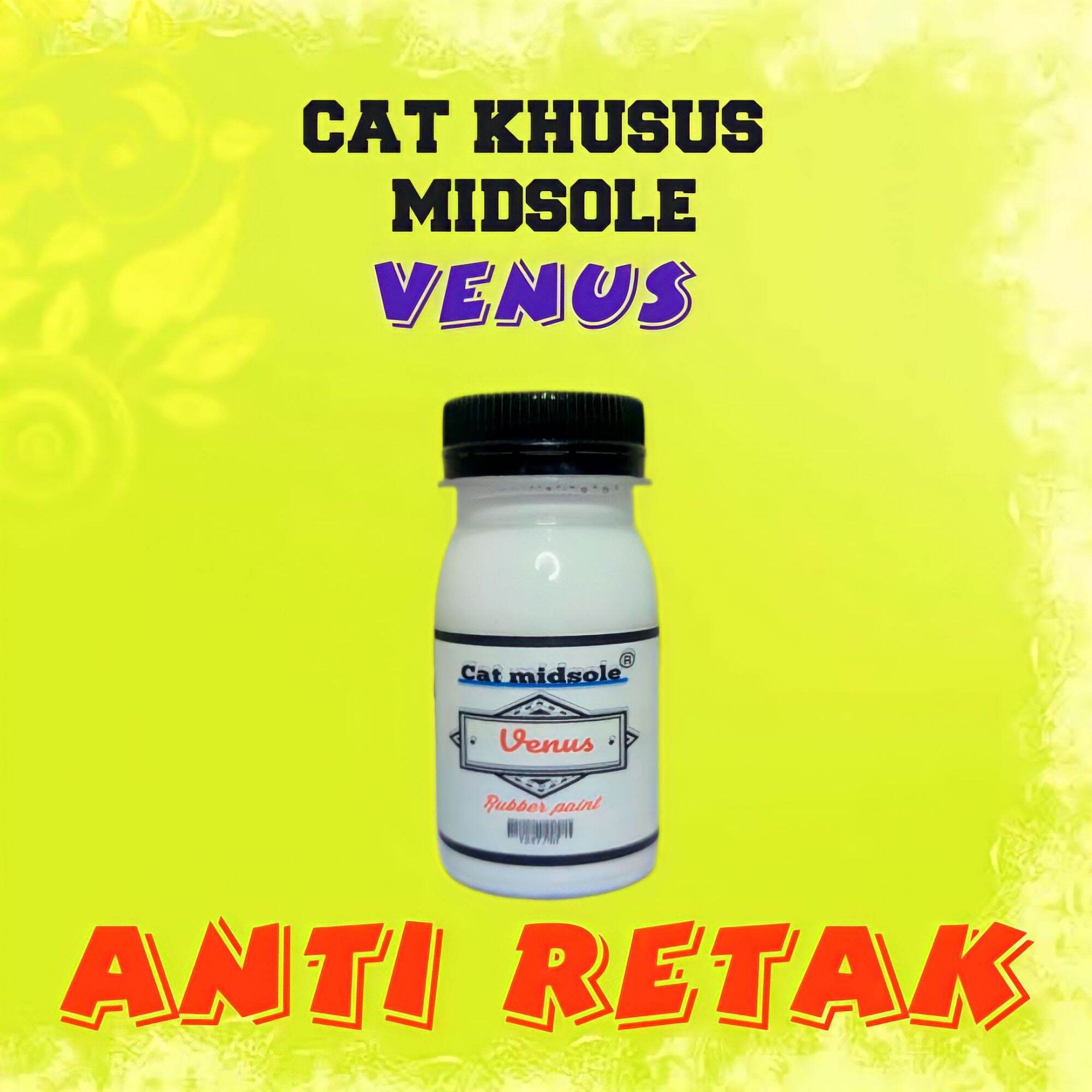 Cat midsol sepatu cat untuk bahan karet soL ,pylon,spon TPR dll ...