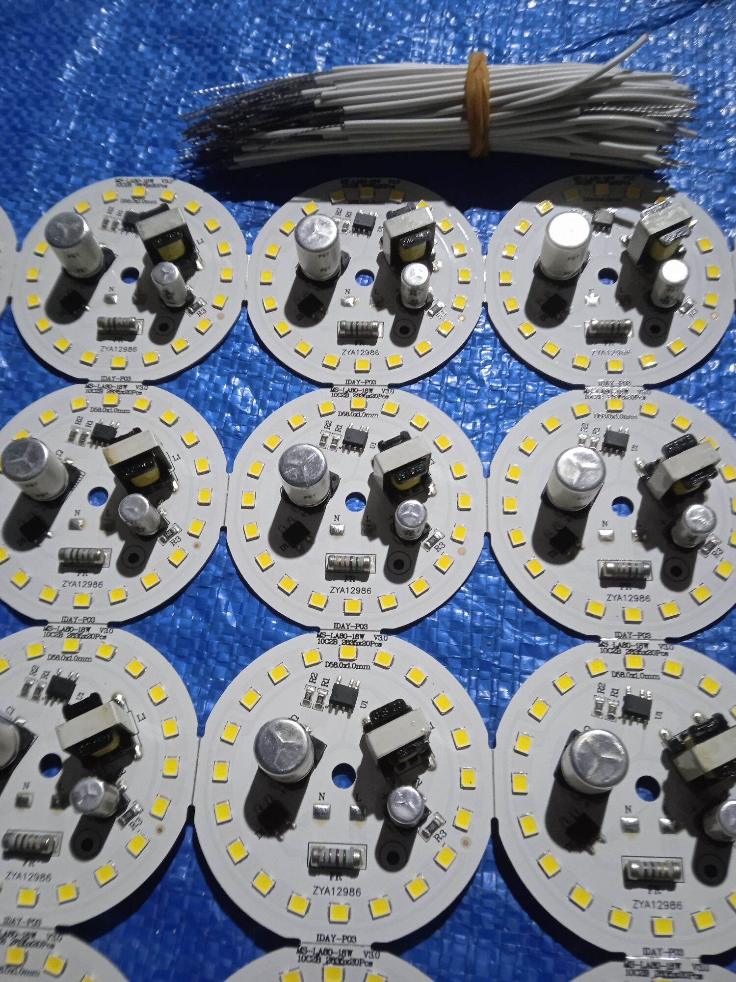 ready mesin lampu LED 18 Watt bahan alumunium super terang lengkap ...