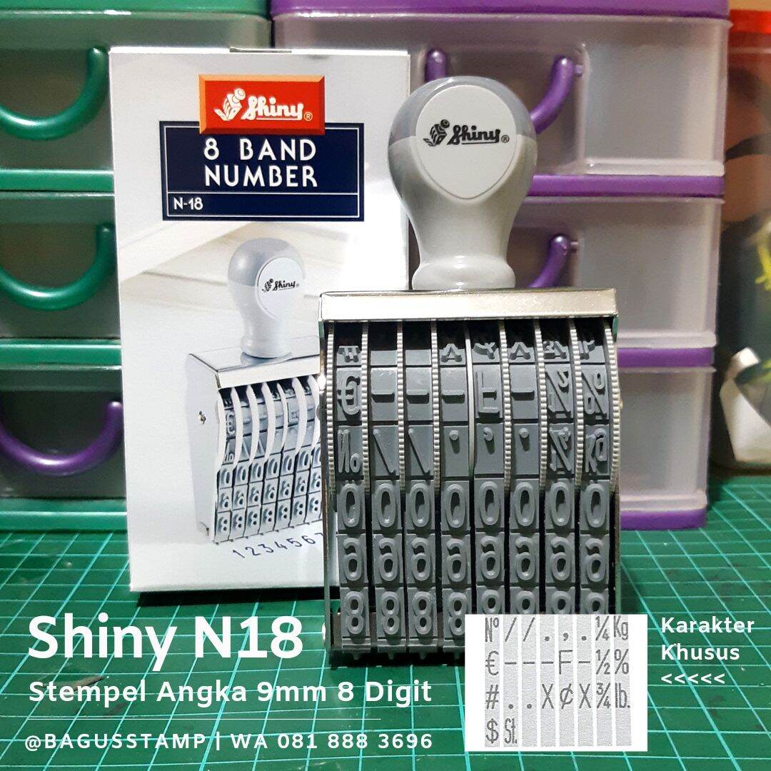 Stempel Angka Manual 8 Digit 9mm N18 N-18 | Lazada Indonesia