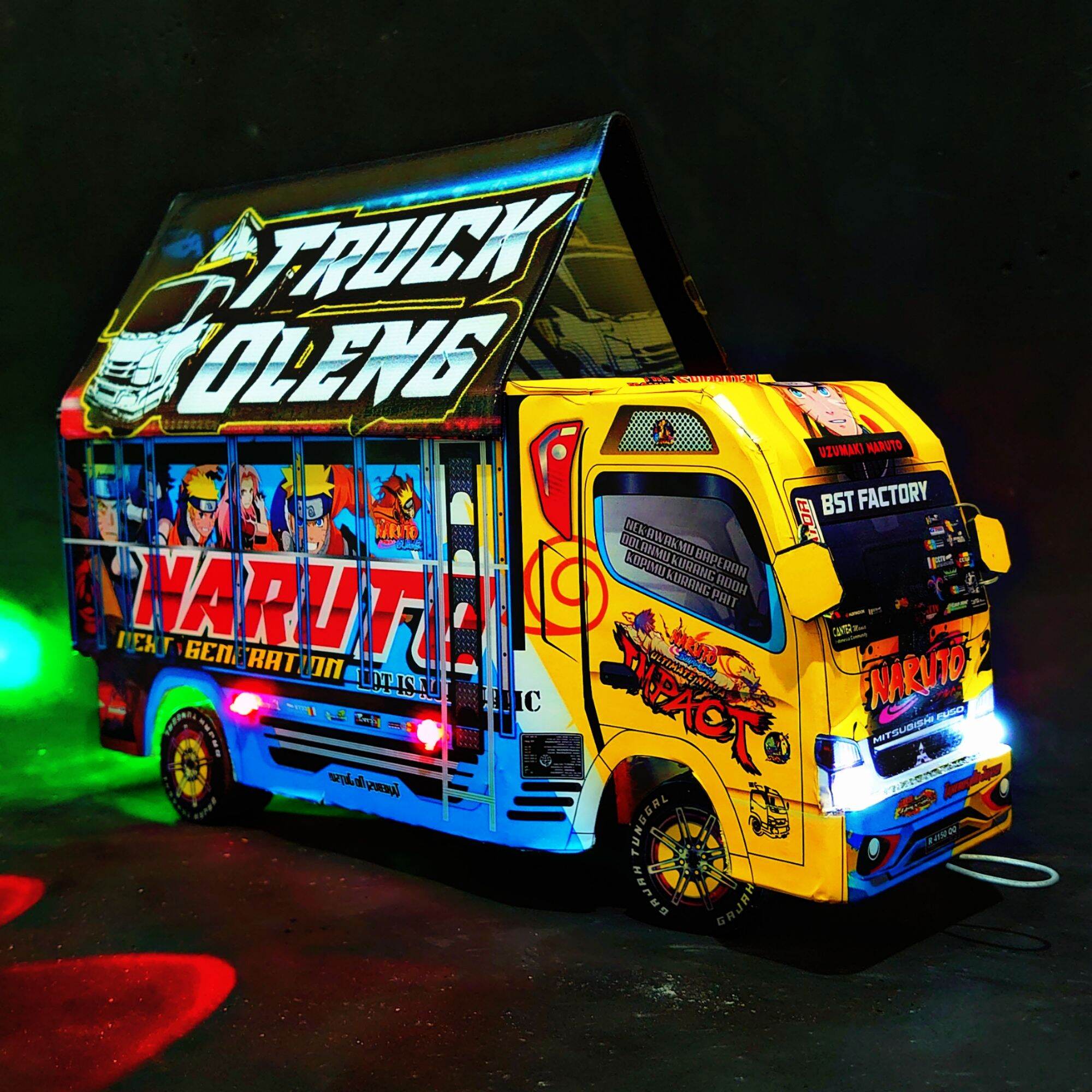 miniatur truk oleng murah uk 30 cm truck oleng trek oleng trak oleng ...