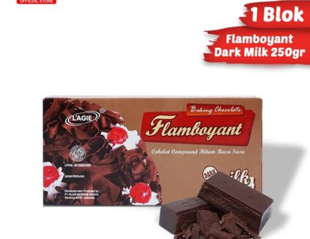 coklat flamboyant dark milk compound 250 gr | Lazada Indonesia