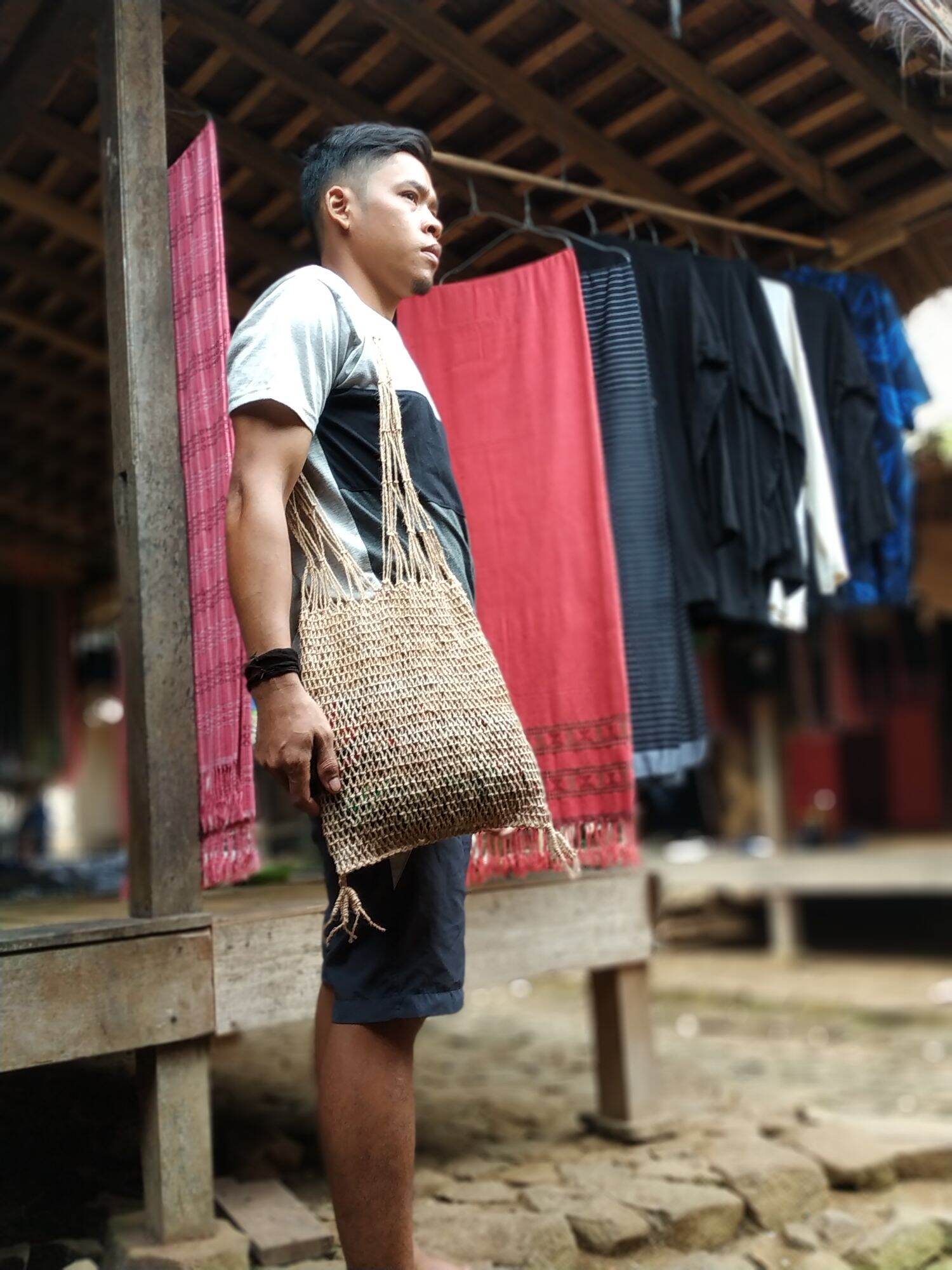 Tas etnik Baduy tas JAROG serat kulit kayu | Lazada Indonesia