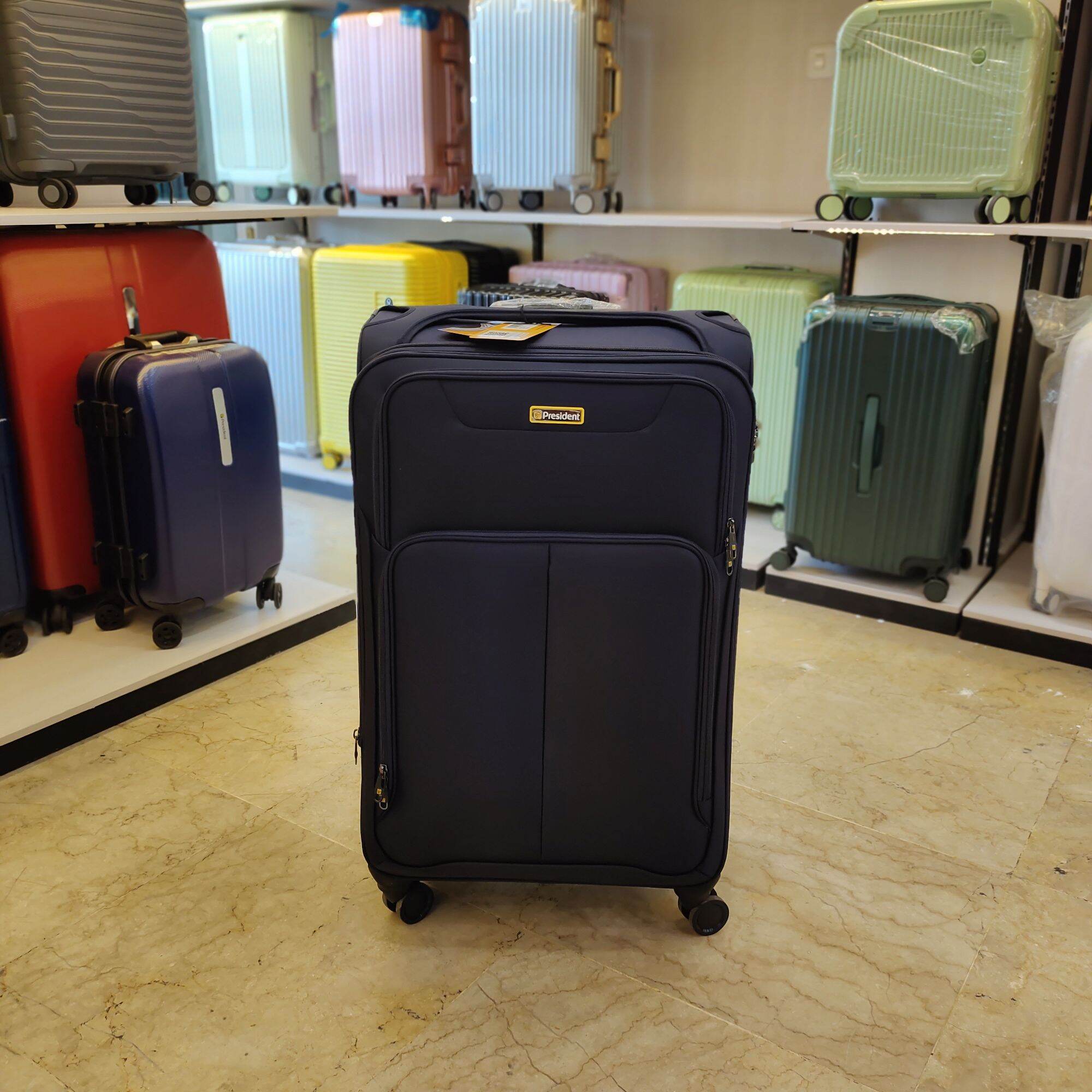 Koper President 1925 Bahan Kain Kanvas Import Ukuran Kabin dan Bagasi ...