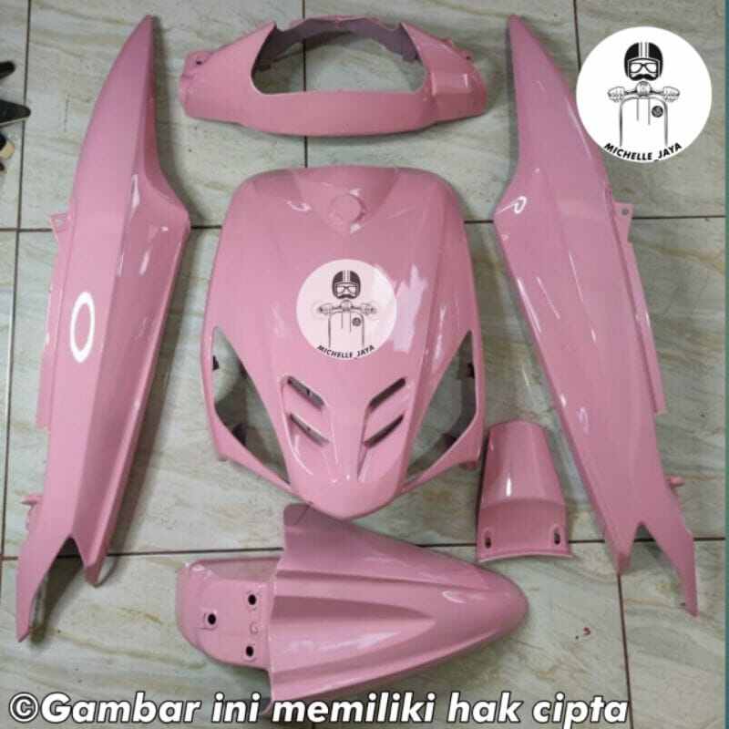 Full Body Alus Motor Mio Lama Sporty // Mio New Smile Warna Pink Susu ...