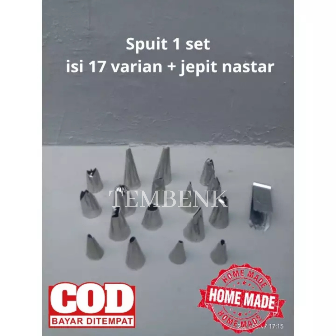 spuit lengkap 17 varian + jepit nastar (home made) | Lazada Indonesia