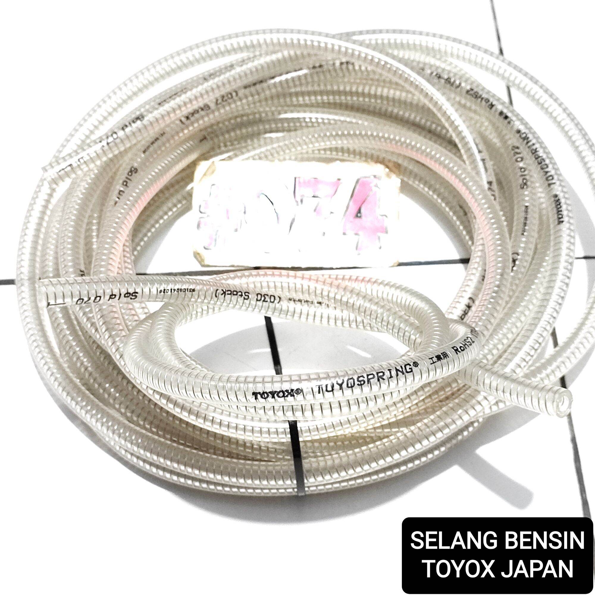 SELANG BENSIN TRANSPARAN SELANG TOYOX SPRING LAPIS KAWAT SELANG TOYOSPRING JAPAN ORIGINAL MOTOR ...