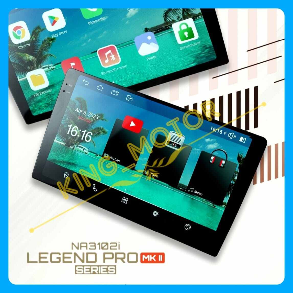 Head Unit 9 inch Nakamichi NA3102i LEGEND PRO MKII / MK II RAM 8 ROM ...