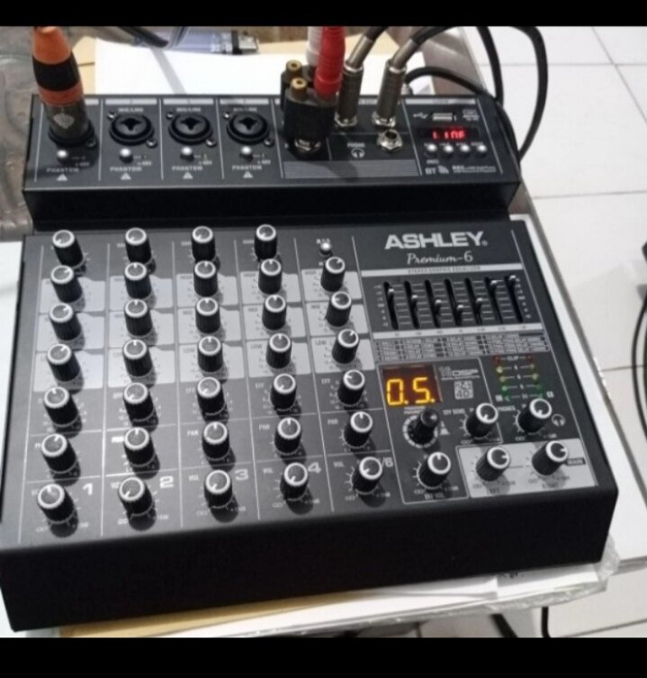 Mixer Audio 6 Channel Ashley Premium 6 ORIGINAL ASHLEY | Lazada Indonesia