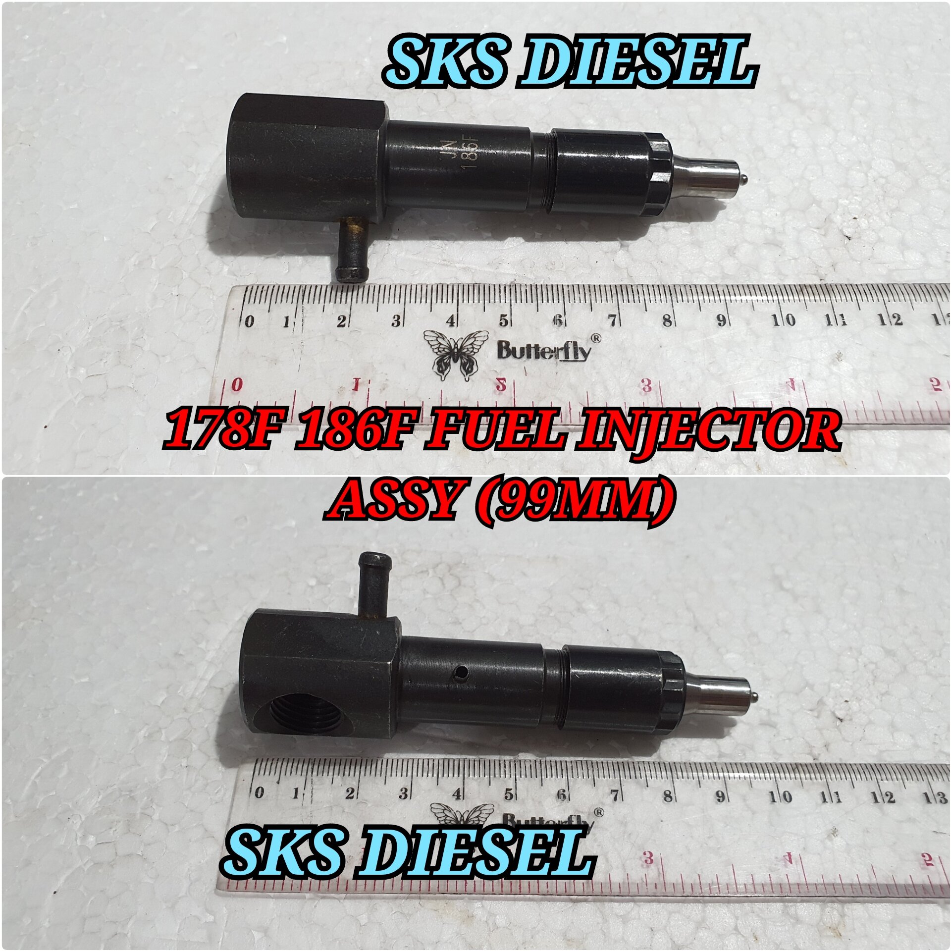 178F 186F FUEL INJECTOR INJEKTOR RUMAH NOZZLE GENSET DIESEL KIPOR KAMA ...