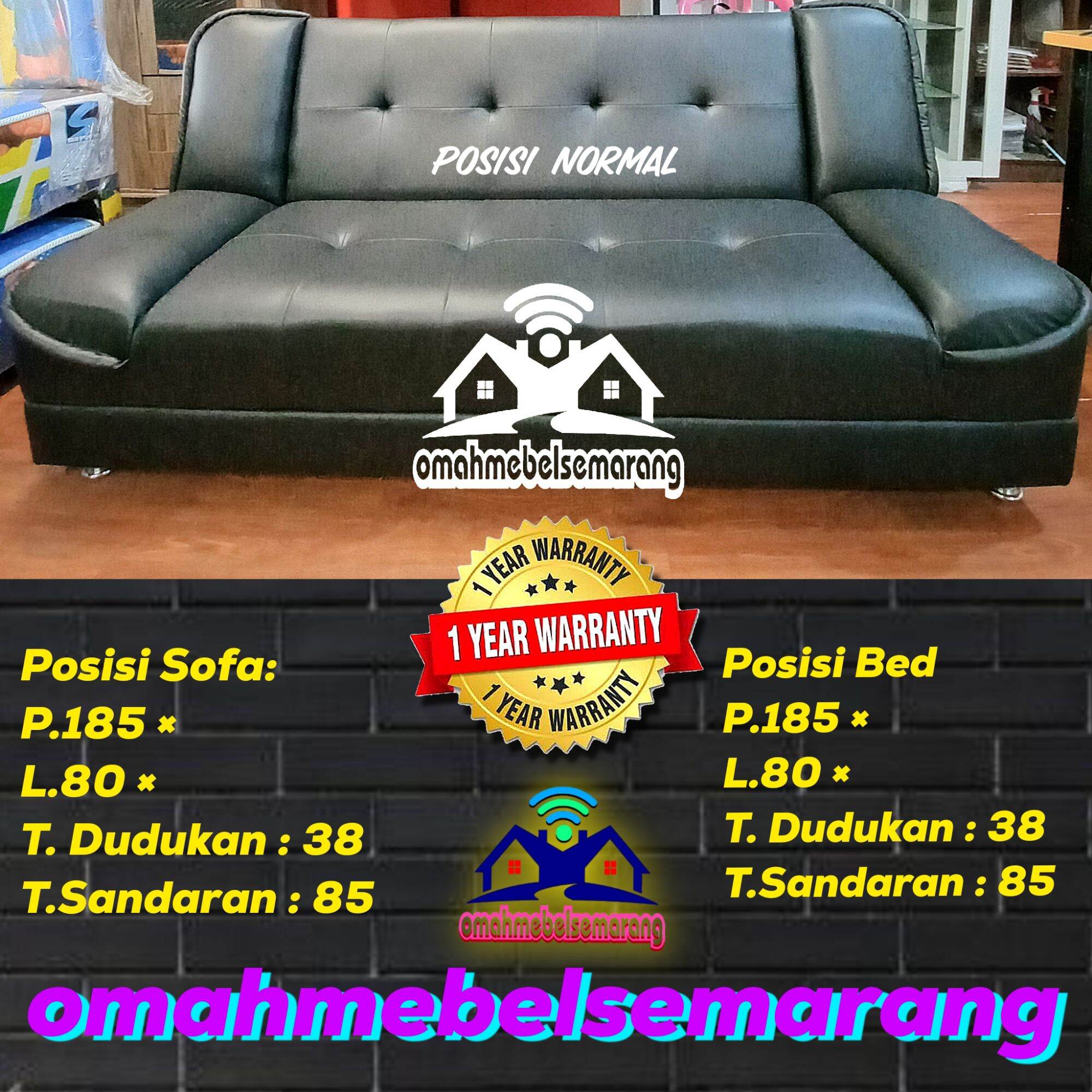 SofaBed Santai Recliner TSK 01 Sofa jadi Bed minimalis modern | Lazada Indonesia