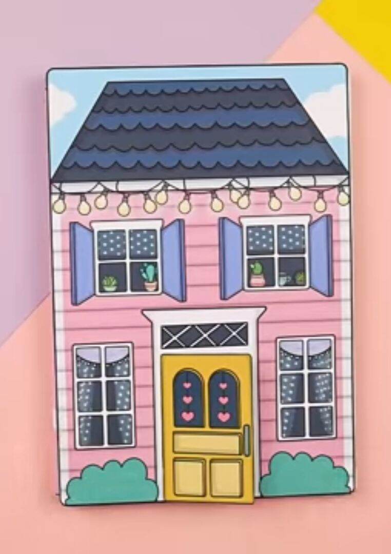 Paper doll blogger's house Boneka kertas rumah rumahan Quite book ...