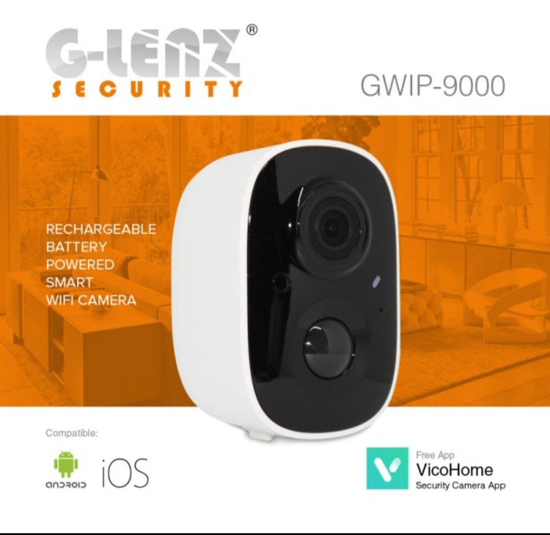 GLENZ SMART BATTERY IP CAMERA CCTV - GWIP 9000 (Full HD 2MP) | Lazada ...