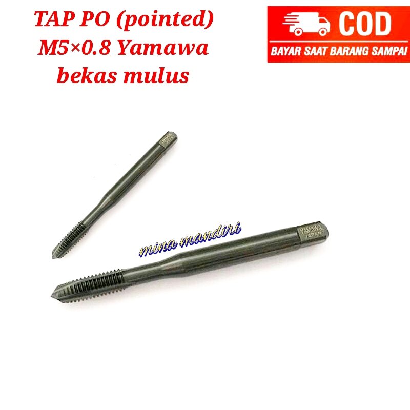 YAMAWA Tap M5×0.8 Tap Mesin Tap Bubut m5 × 0.8 hss-e Yamawa Bekas Mulus | Lazada Indonesia
