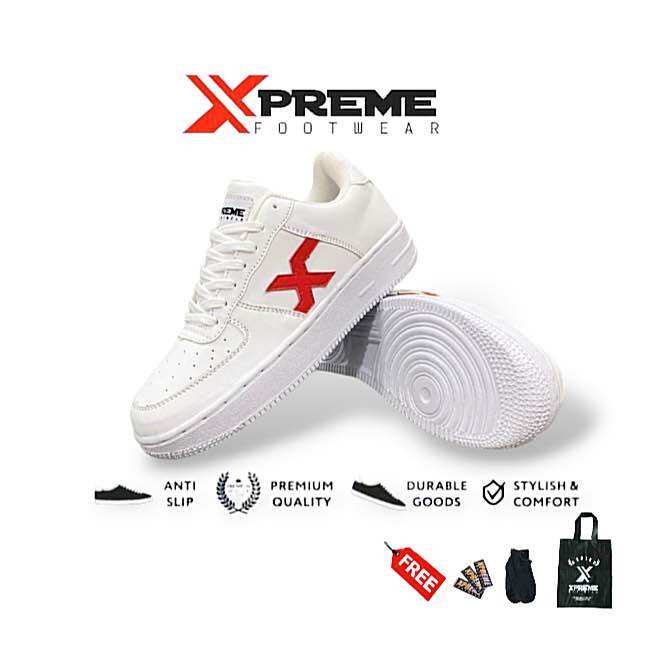 XPREME FOOTWEAR - Sepatu sneakers kasual flowly exlusive fullwhite ...