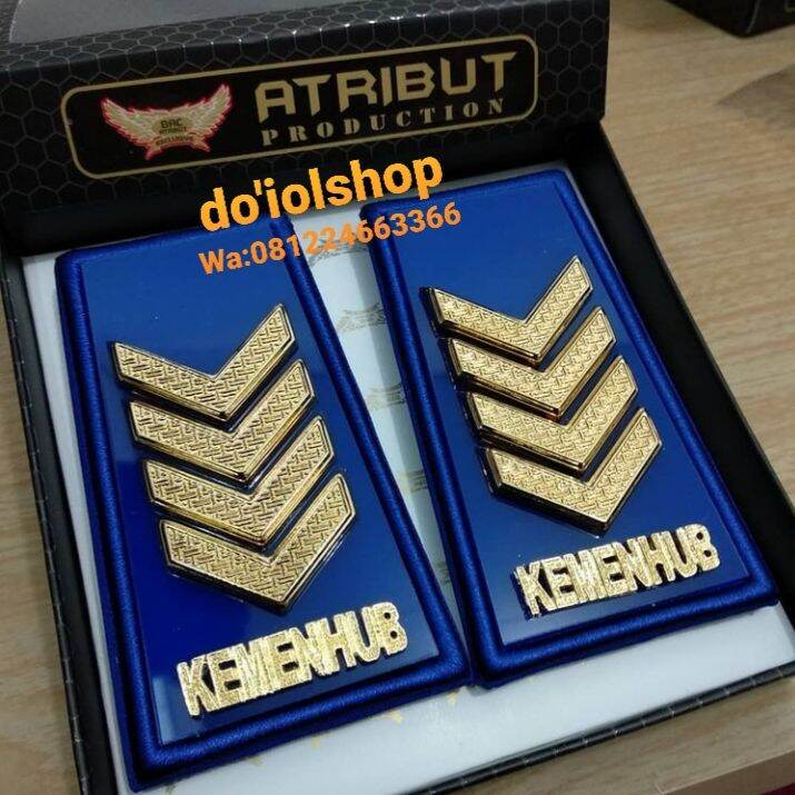 PANGKAT KEMENHUB GOLONGAN 2D/atribut kemenhub 2d | Lazada Indonesia
