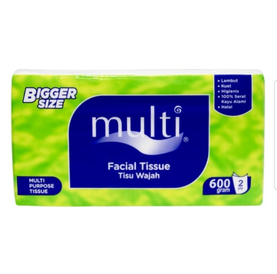 Multi Purpose Tissue Facial Tissue / Multi Tisu Wajah Bigger Size 600g ...