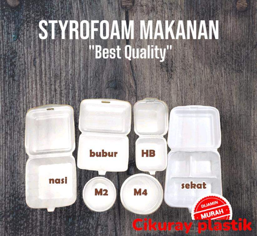 Styrofoam Nasi/Bubur/Seblak/HB/Mangkok | Lazada Indonesia