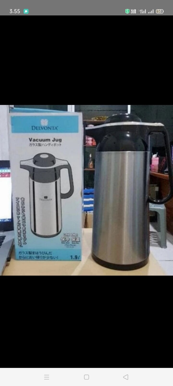 vacum termos air panas stainless 1,5L | Lazada Indonesia