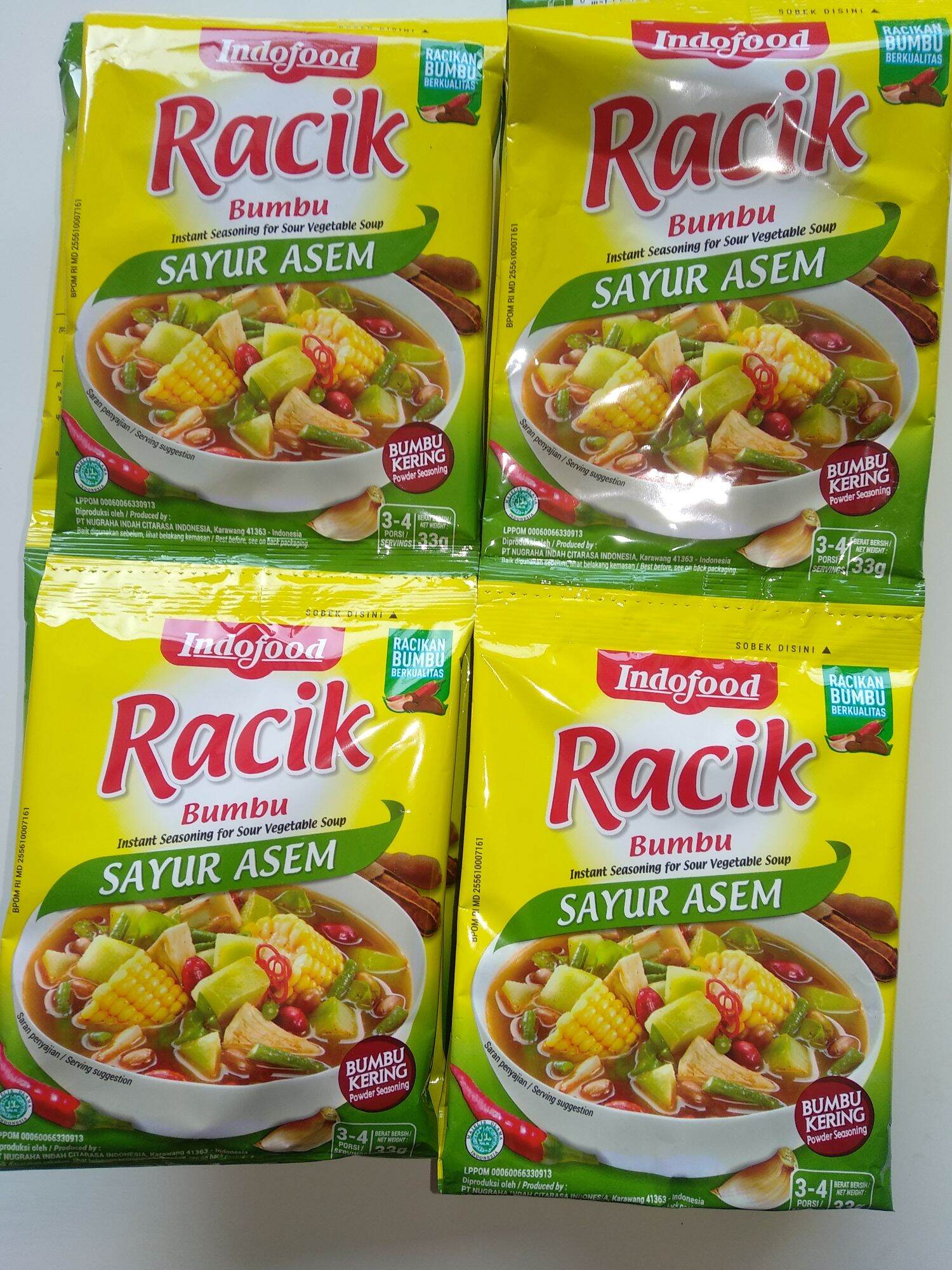 Indofood Bumbu Racik Sayur Asem 1 renceng isi 10 | Lazada Indonesia