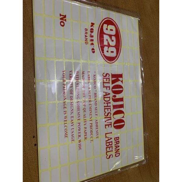 ( 7 lembar ) Sticker Label polos isi 1 pack isi / sticker harga polos ...