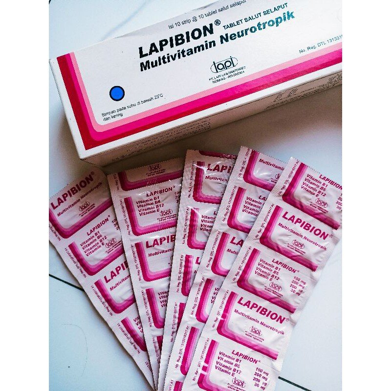 LAPIBION MULTIVITAMIN NEUROTROPIK - PRODUKSI LAPI | Lazada Indonesia