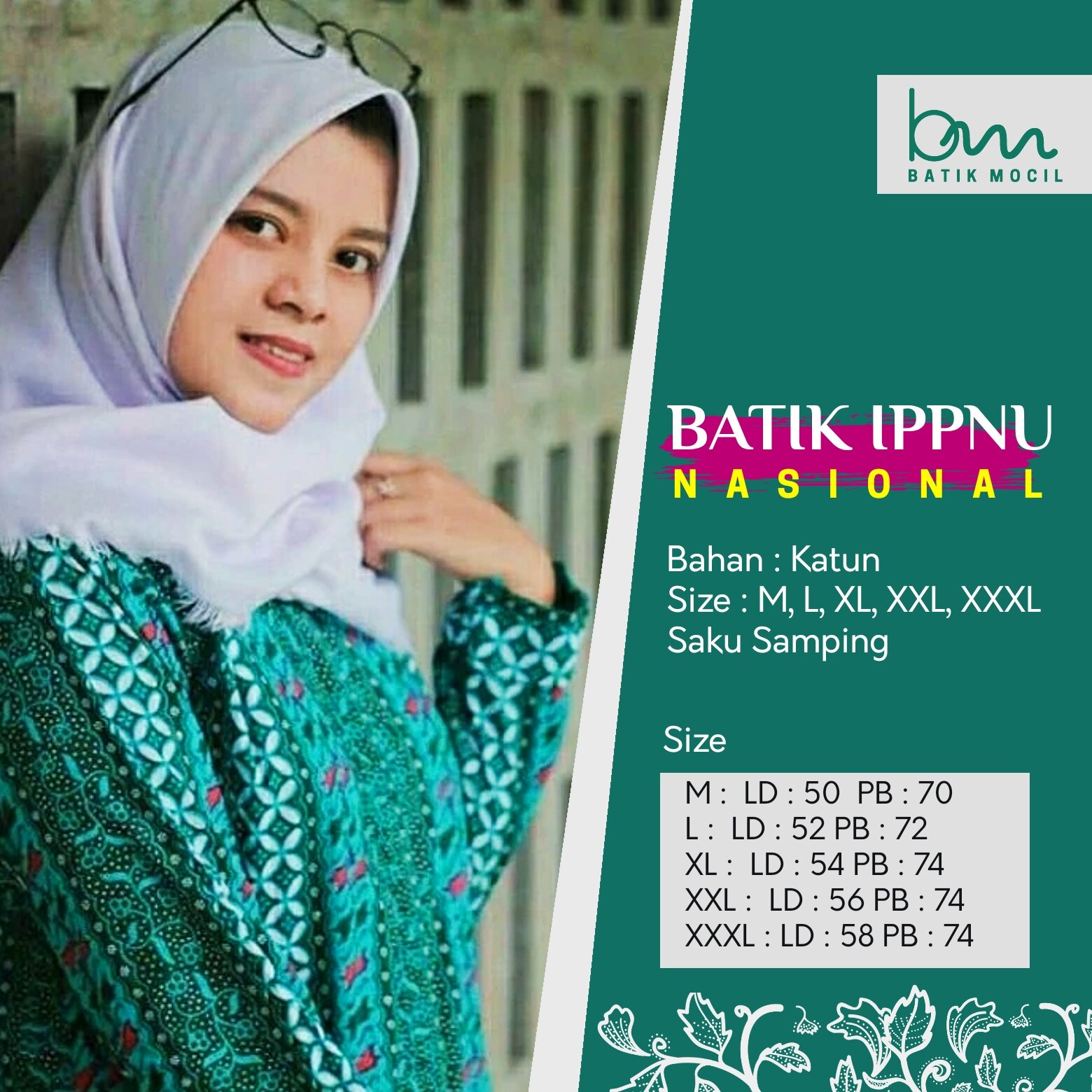 BATIK IPPNU NASIONAL SERAGAM IPPNU NASIONAL | Lazada Indonesia