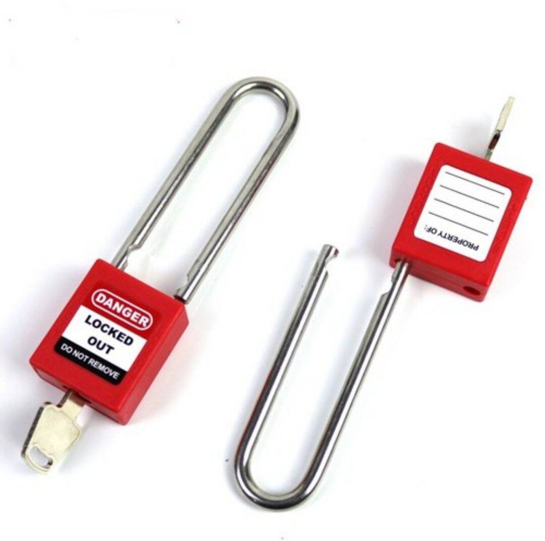Gembok Safety Loto Leher Panjang Seperti Padlock Masterlock 410LTRED ...