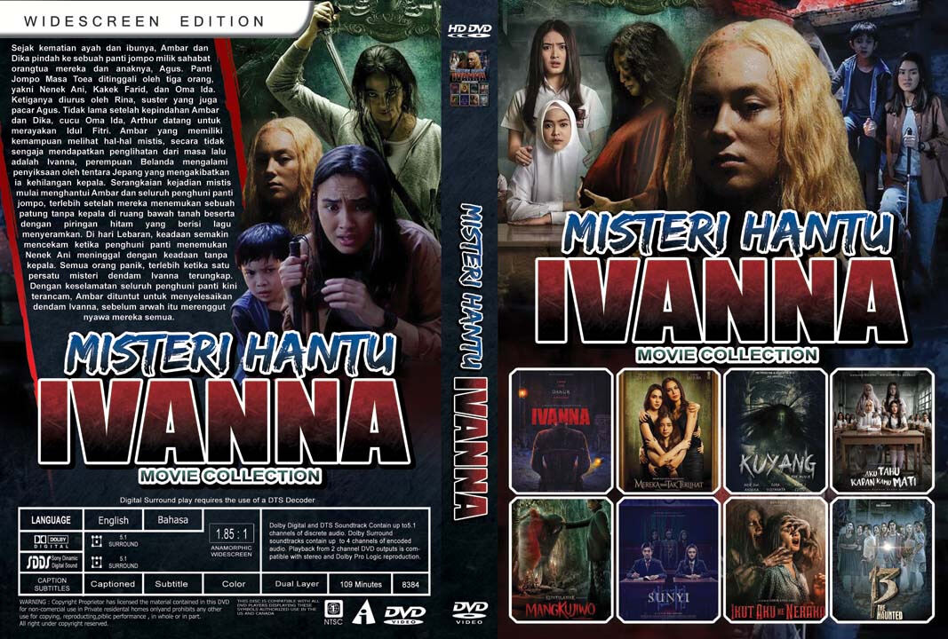 KASET DVD FILM COLLECTION INDO 2022: MISTERI HANTU IVANNA | Lazada ...