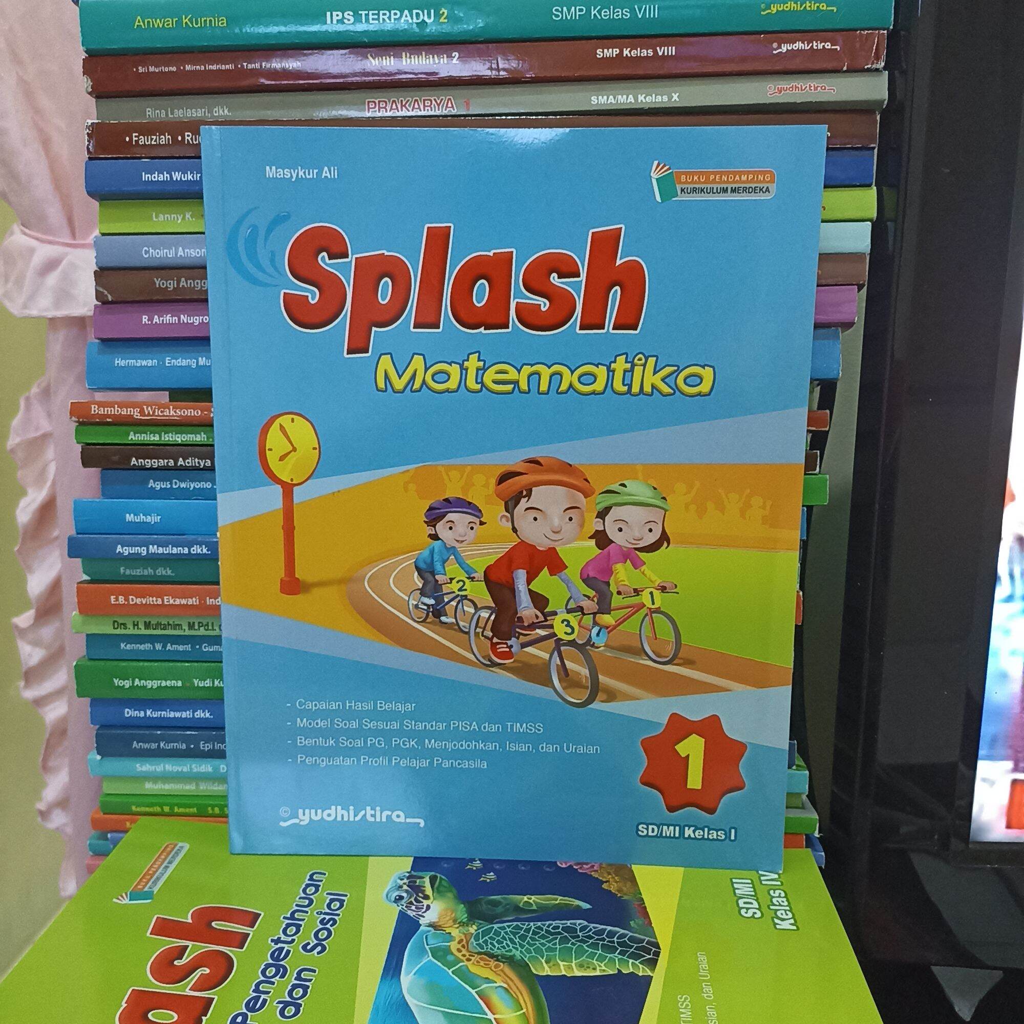 Buku Splash Matematika Kelas 1 SD Kurikulum Merdeka Yudistira | Lazada ...