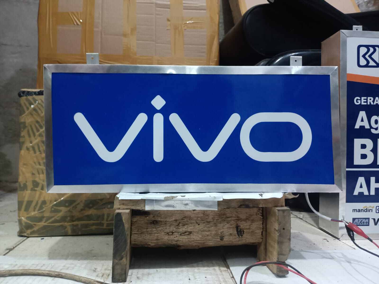 NEON BOX AKRILIK custom 2muka murah 20x40 | Lazada Indonesia