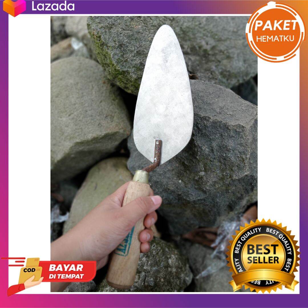 SENDOK SEMEN | SEKOP SEMEN TUKANG BANGUNAN | CETOK SEMEN STAINLESS ASLI ...