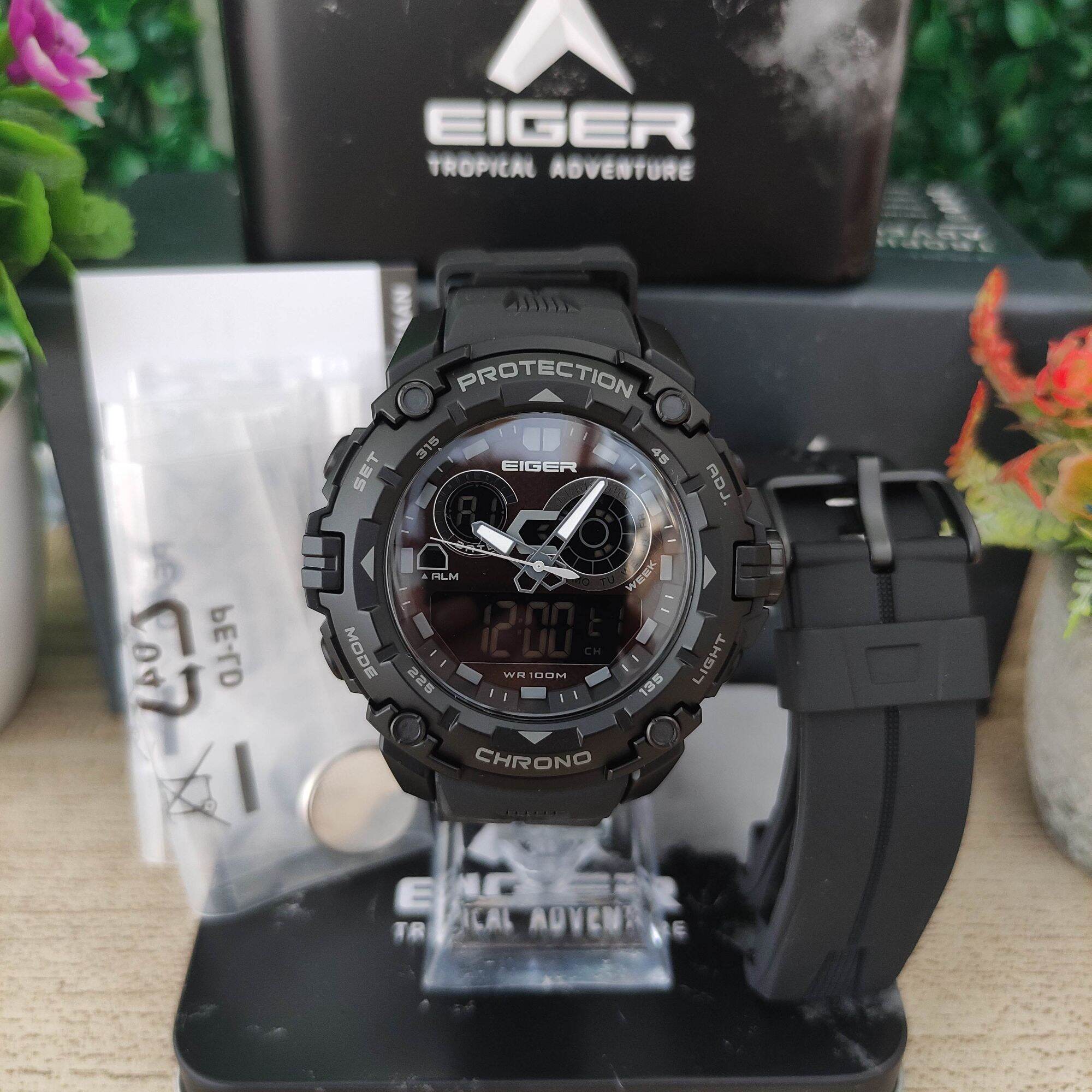 Eiger Alverstone Watch Jam Tangan Analog Digital Original | Lazada ...