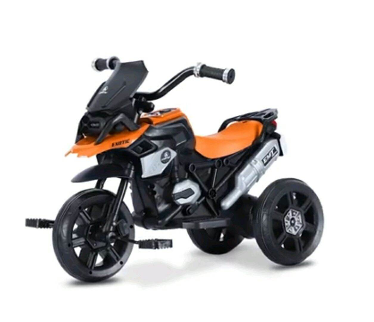 Sepeda Motor listrik mainan Anak 3 4 5 tahun pakai Aki dan bisa Gowes ...