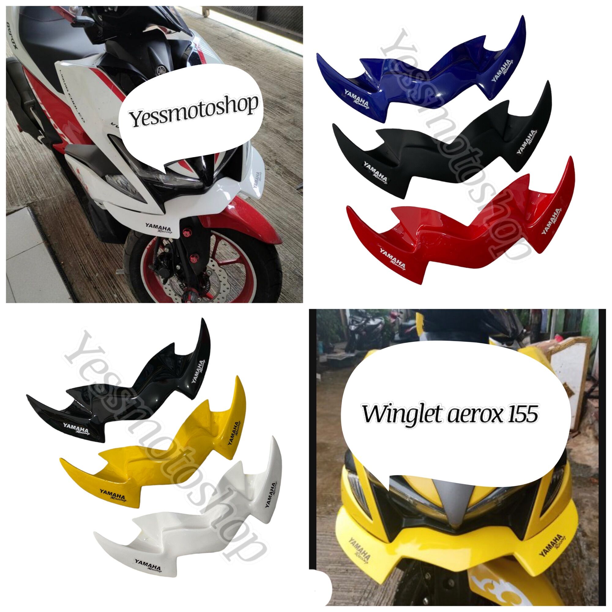 Winglet aerox 155 winglet Aerox 155 winglet NVX winglet aerox155 aerox ...