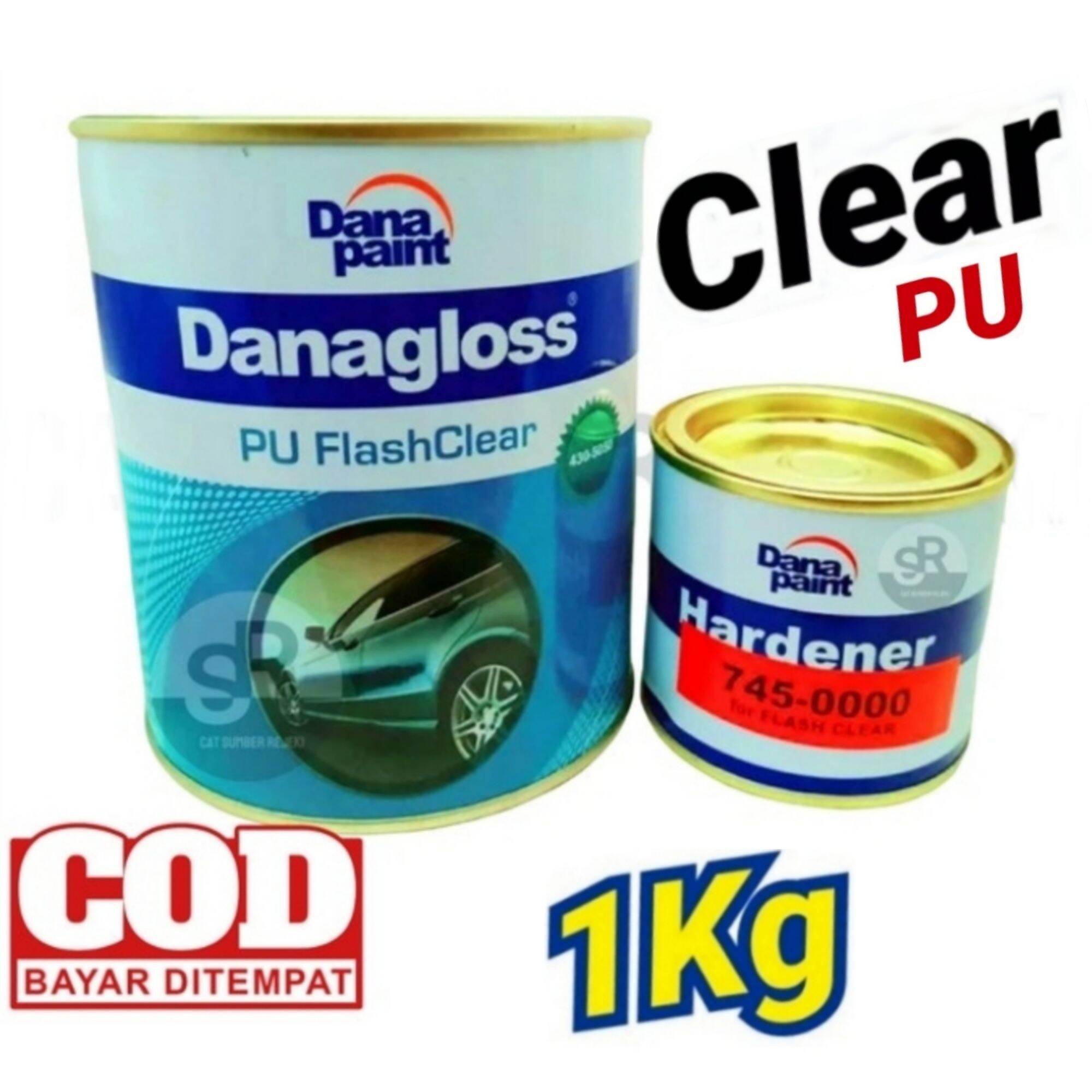 (JAWA-BALI) Cat Danagloss PU Flash Clear DanaPaint 1Kg Duco Otomotif ...