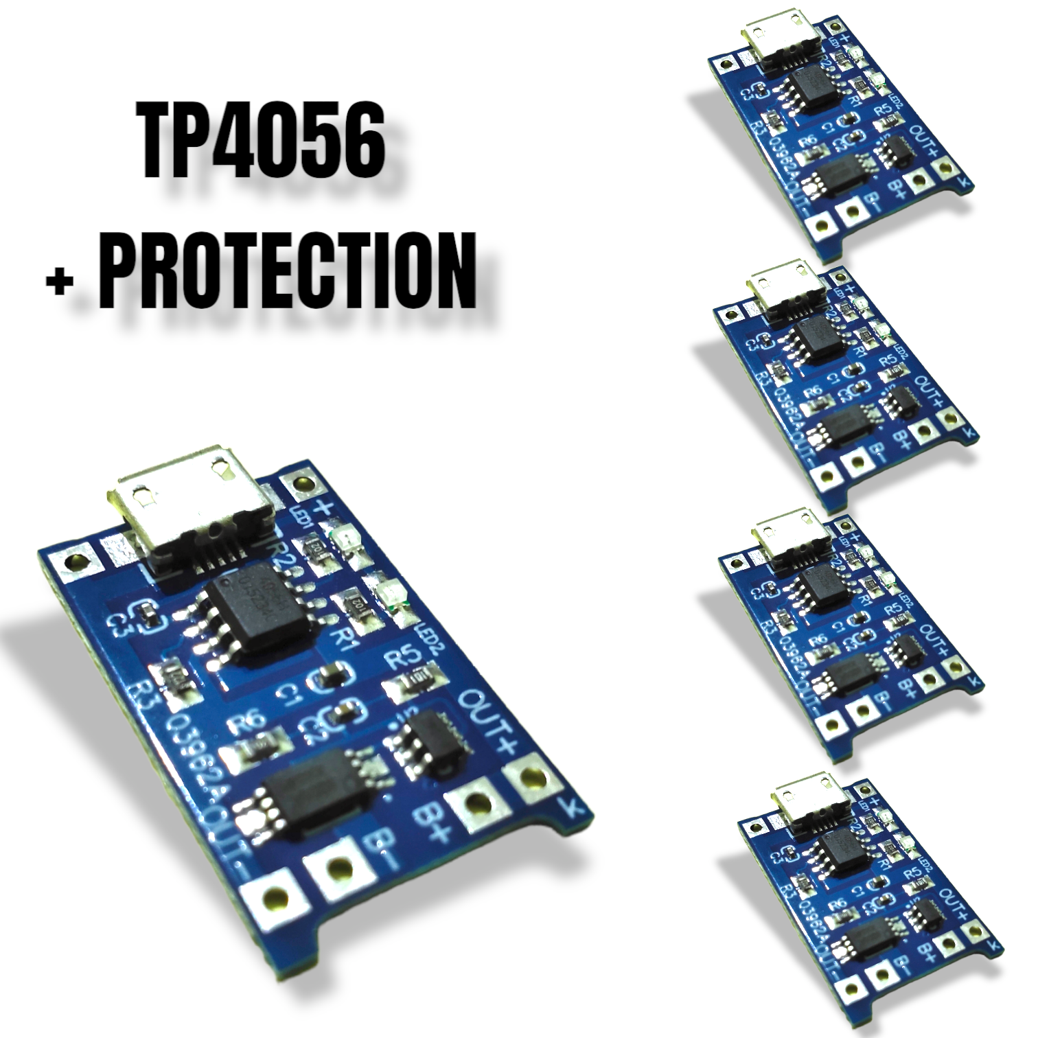 TP4056 Modul Charger Baterai 18650 With Protection | Lazada Indonesia