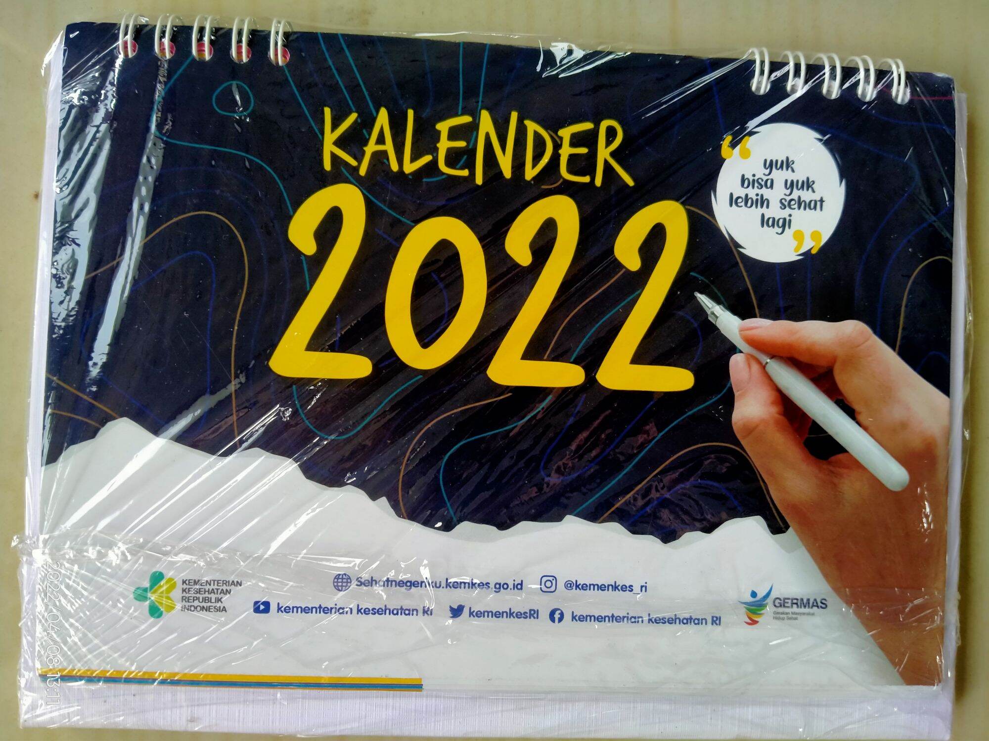 Kalender Duduk 2022 Atau Kalender Kesehatan Lengkap Dengan Hari ...