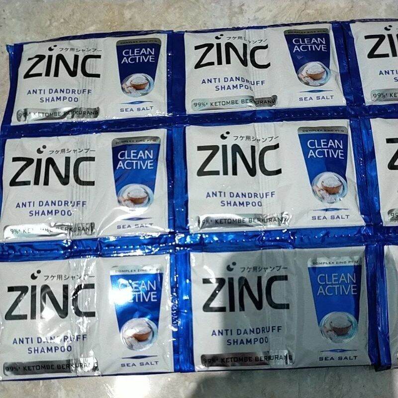 Zinc sampo sachet 2 renteng isi 24 pasang/ 48 sachet | Lazada Indonesia
