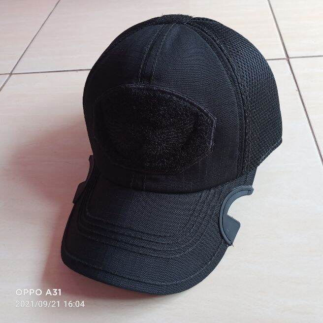 topi velcro model coak OPS black | Lazada Indonesia
