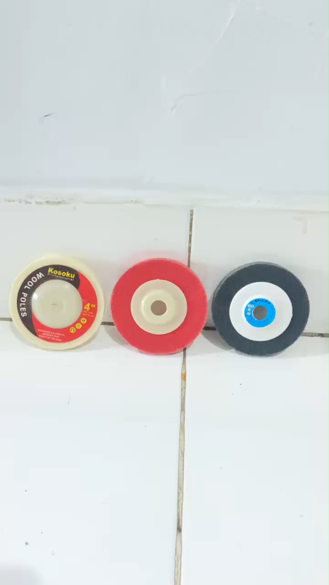 Mata Gerinda Poles Non Woven Wheel 4 Inch Grit 180 Non Woven Pad Putih ...