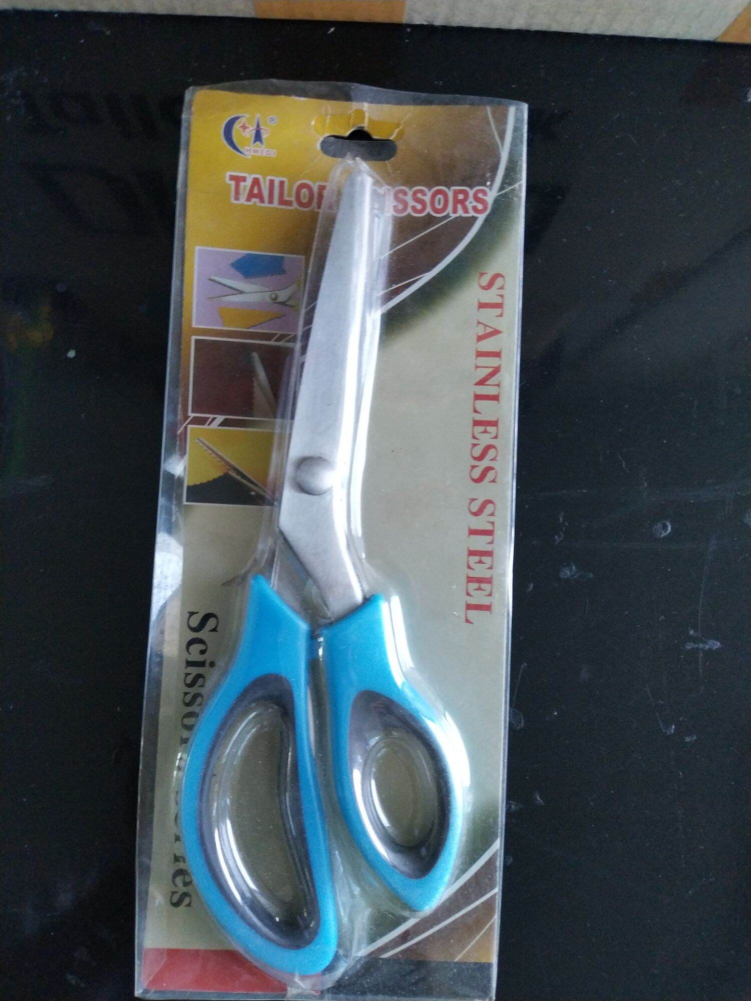 Gunting gerigi / zigzag / tailor scissors stainless steel | Lazada ...