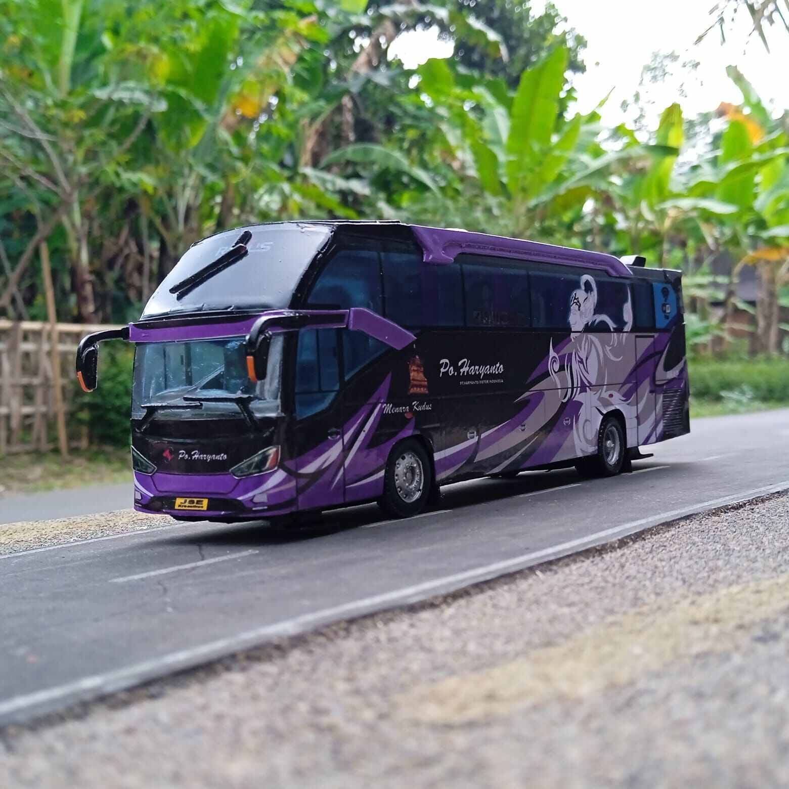 body newAvante Miniatur bus skala 64 Skala 1/64 (P20xL4xT6) Cm Bahan ...