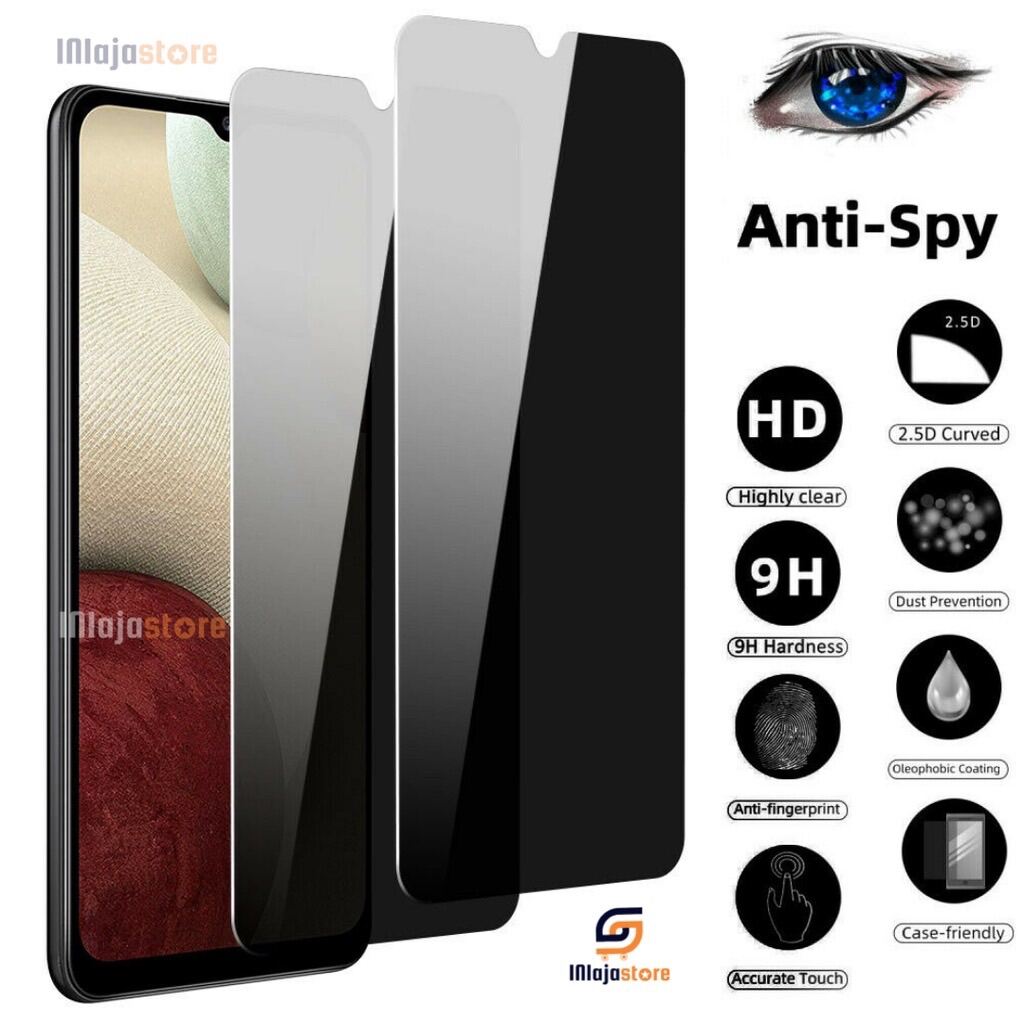 tempered glass anti spy privacy anti kepo oppo realme C65 C63 C50 note 50 9pro 8pro 7pro 5pro ...