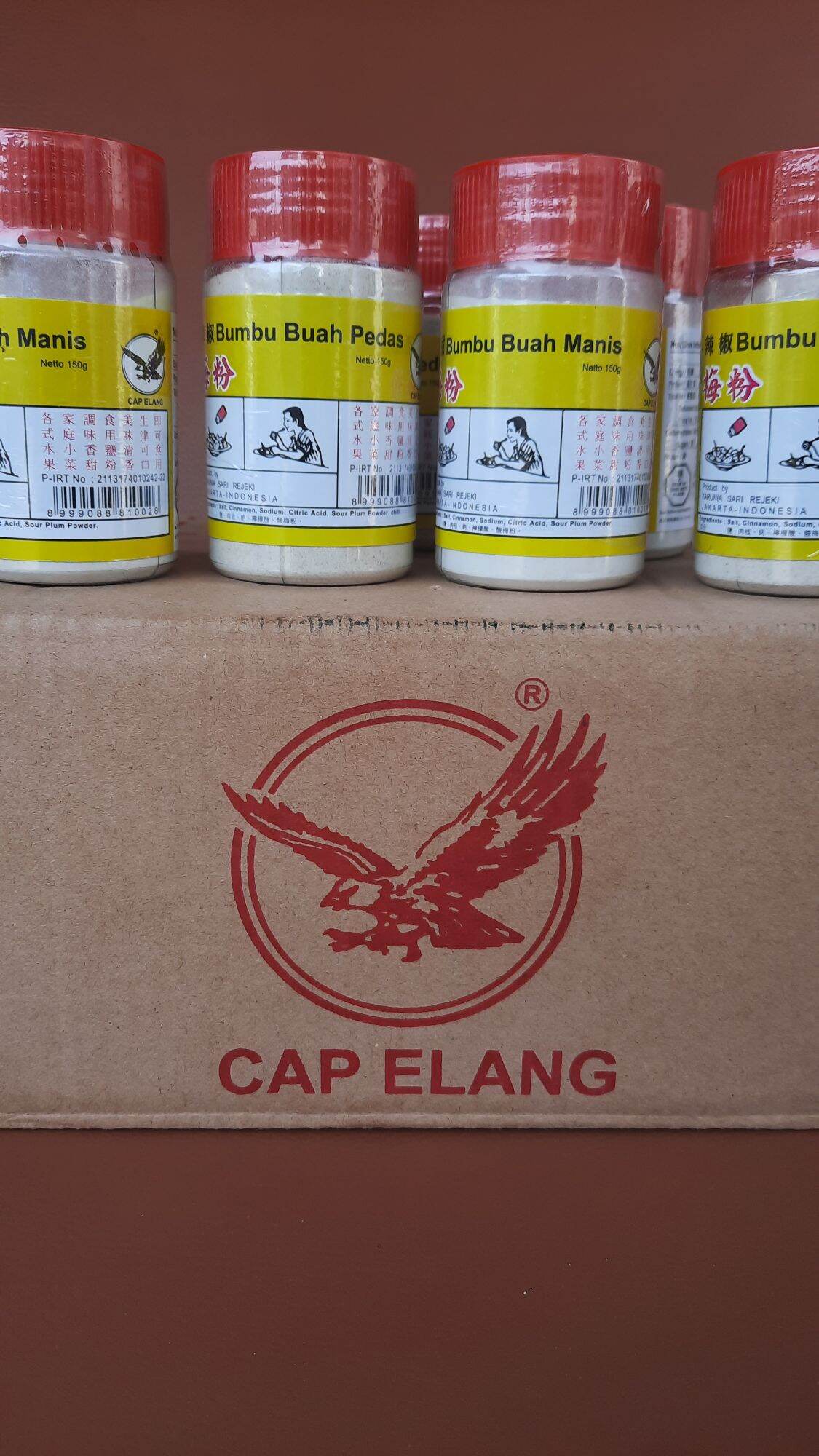 garam/bumbu buah cap elang asli 100% (botol) pedas | Lazada Indonesia