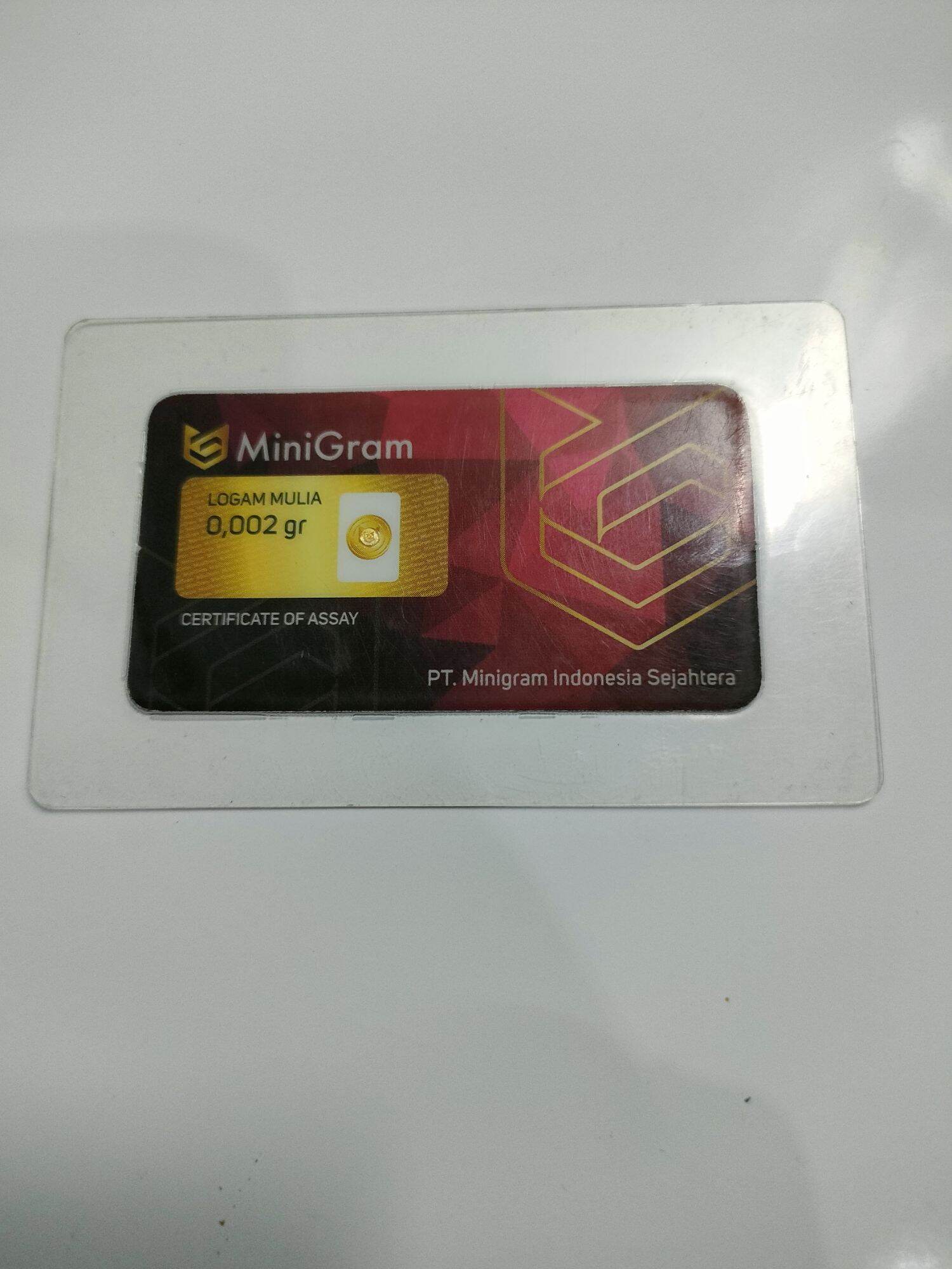 mini gram 0,0002 logam mulia | Lazada Indonesia