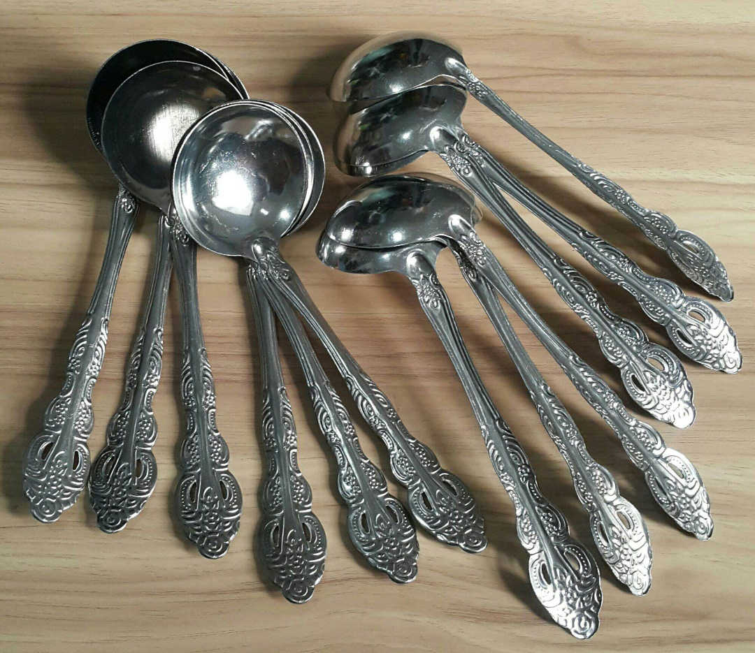 1 lusin (12 pcs) IRUS SENDOK SAYUR LAUK PRASMANAN (panjang 23cm ...
