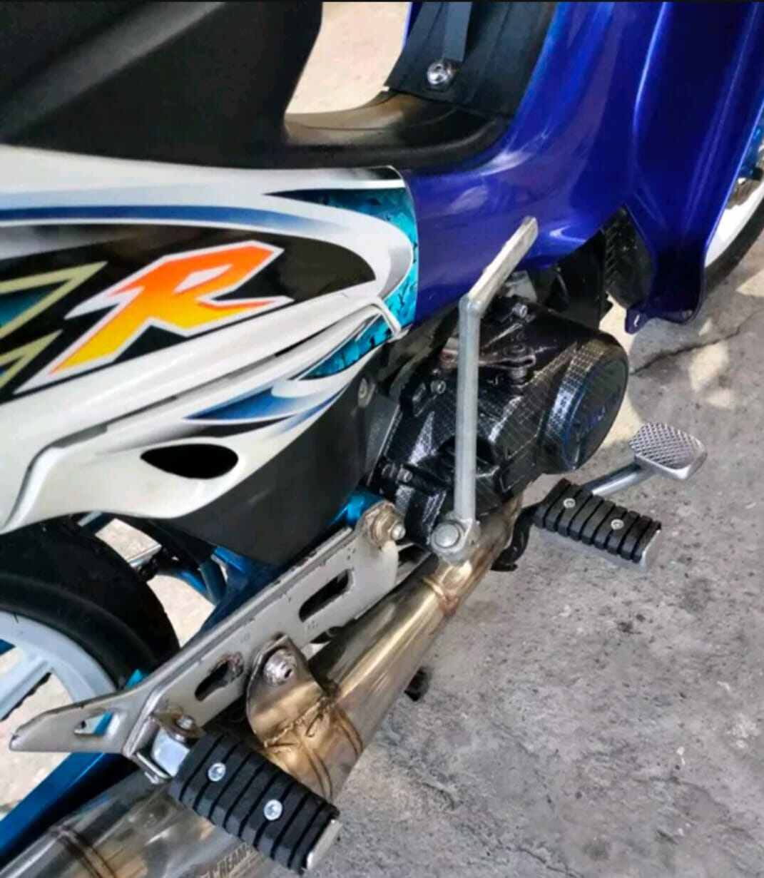 karet foostep Yamaha Virago 1set depan belakang /karet step foostep ...