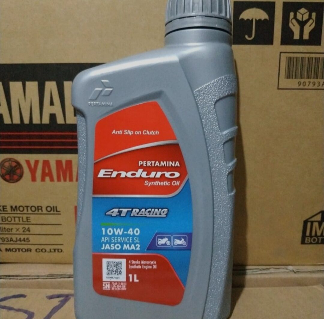 OLI MOTOR KOPLINGAN SPORT ENDURO RACING 1L 10W-40 SL JASO MA ORIGINAL ...
