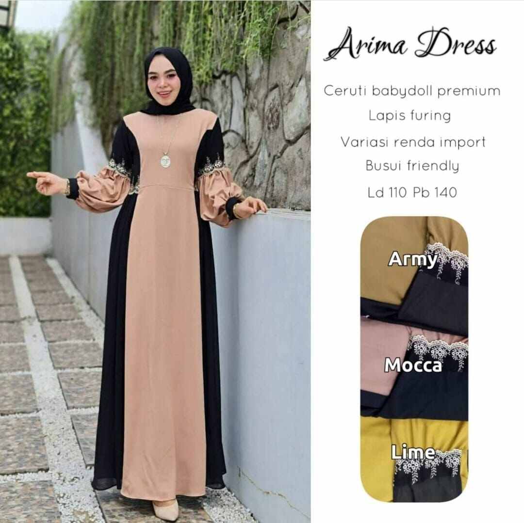 arima dress gamis | Lazada Indonesia