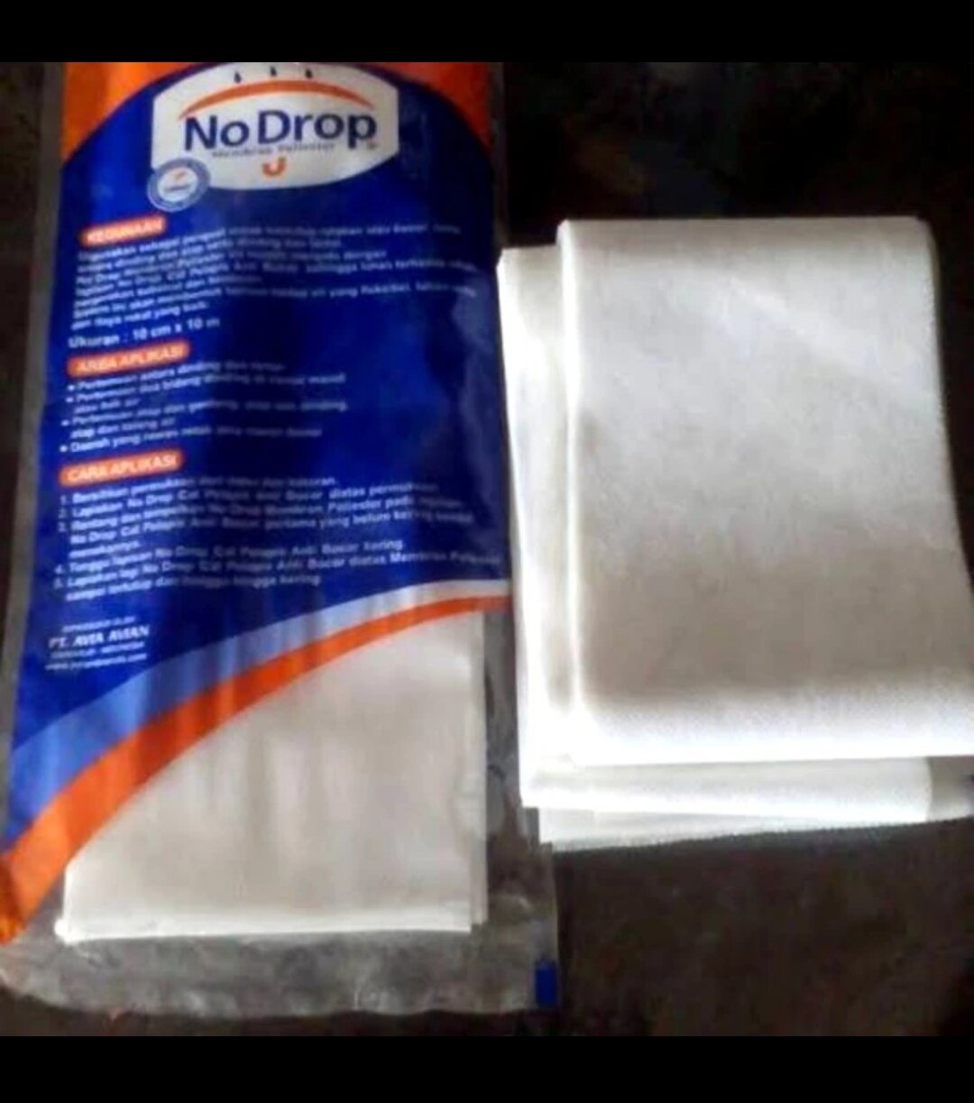 No drop membrane serat tissue tisu lapisan anti bocor aquaproof ...